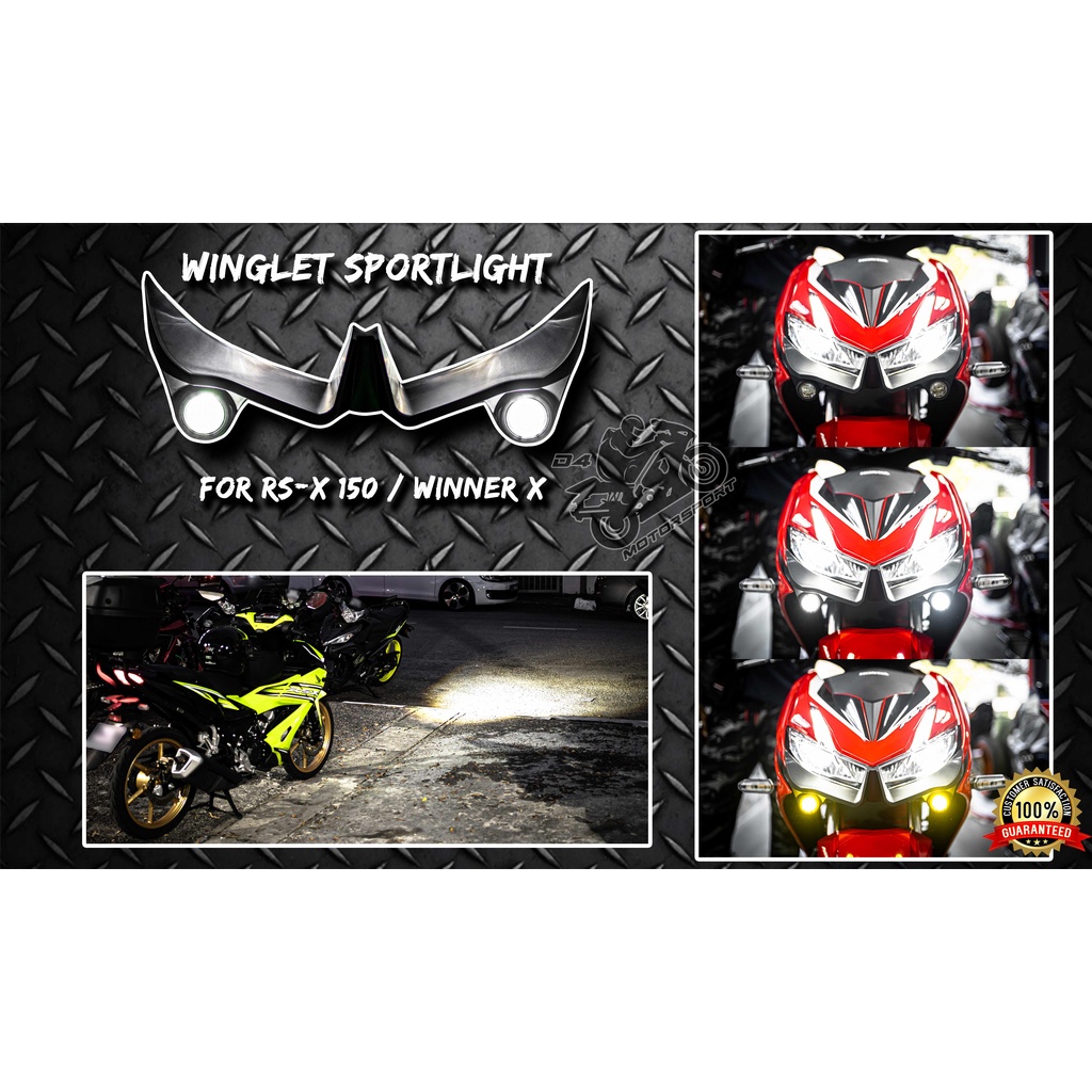 Winglet Sportlight utk RS-X150 / Winner X | Shopee Malaysia