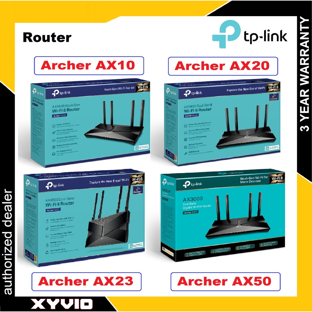 TP-LINK Archer AX72 | AX10 | AX20 AX3000 | AX23 | AX50 | AX55 | AX73 ...