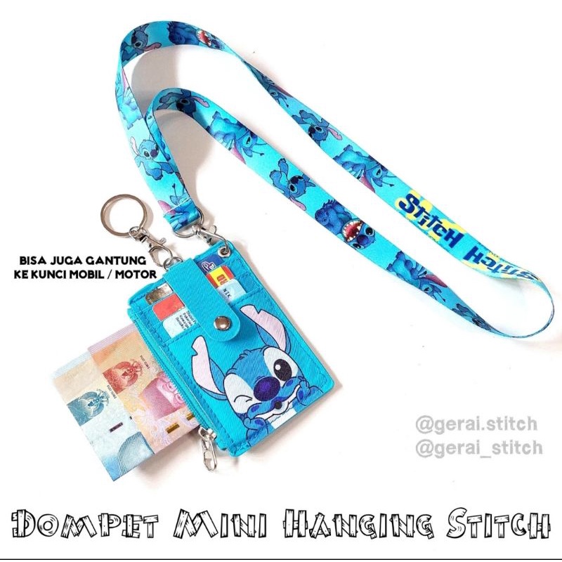 Mini Hanging Stitch Wallet, lilo stitch Mini name tag | Shopee Malaysia