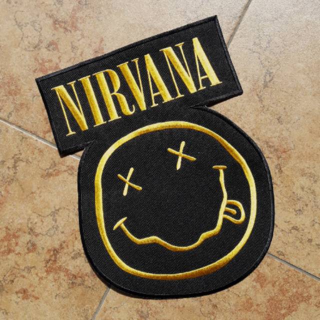 Nirvana BACKPATCH EXTRA LARGE No. 1 | Shopee Malaysia