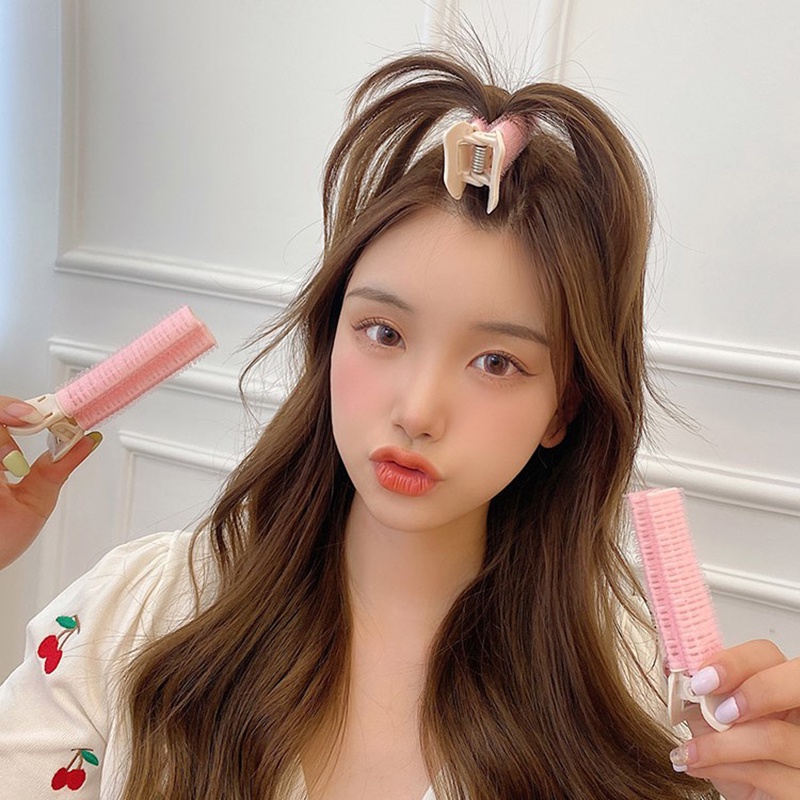 Fluffy Hair Clip for Women: Forehead Pad, Traceless, Stylish Hair ...