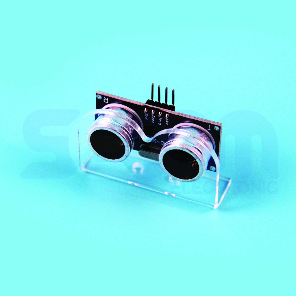 Transparent Acrylic Ultrasonic Sensor Holder Bracket Stand for HC-SR04 ...