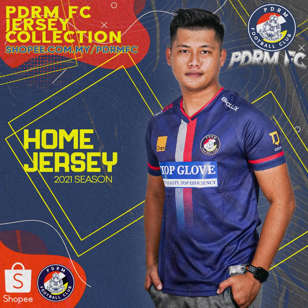 PDRM FC 2021 Authentic Jersey | Shopee Malaysia