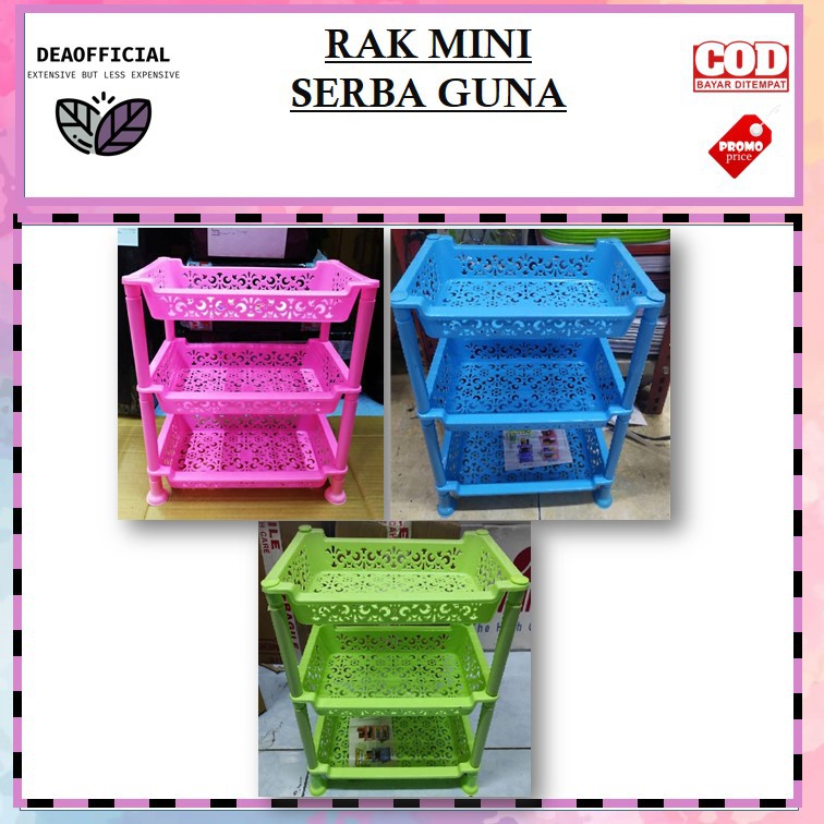 [DEAOFFICIAL] 3-Tier Multipurpose Mini Shelf / Kitchen Shelf ...