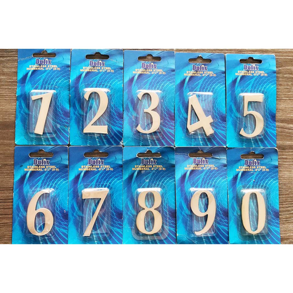 DUFIX Numbering size 60mm | Shopee Malaysia