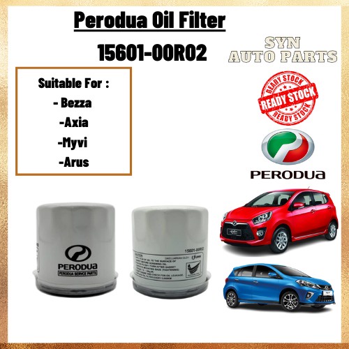 [ORIGINAL] Perodua Oil Filter Bezza/Axia (15601-00R02) | Shopee Malaysia