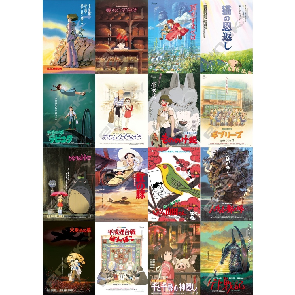 ENSKY 1000 COMPACT STUDIO GHIBLI POSTER COLLECTION ASSORTED JIGSAW PUZZLE | Shopee Malaysia