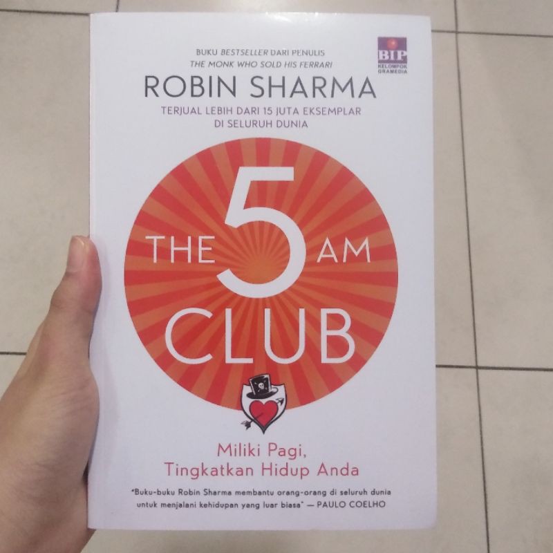 The 5 Am Club - Robin Sharma (indonesian Language) | Shopee Malaysia
