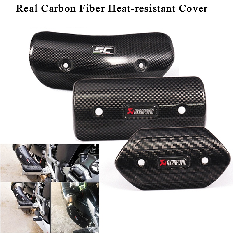 Real Carbon Fiber Anti-scalding Cover Heat-Resistant Shield Heat Guard ...