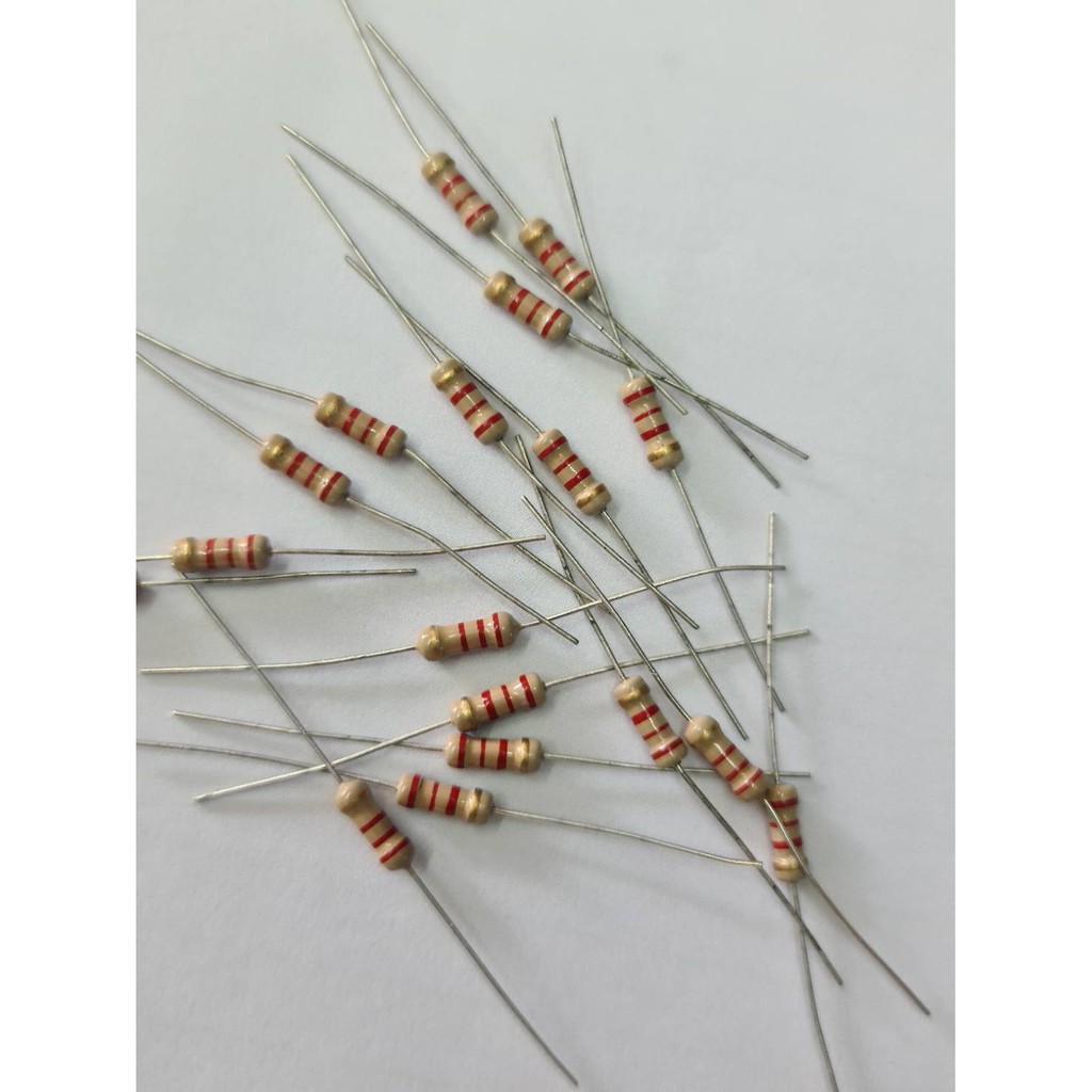 0000623 R 2.2 K Resistance 2.2K 1/2 W Ohm (2 200 Ohm) 20pcs | Shopee Malaysia