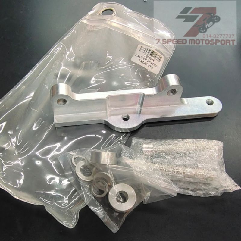 SYM185 VF3I FRONT DEPAN 4POT CALIPER BRACKET 100mm SIAP SCREW (CAN USE ...