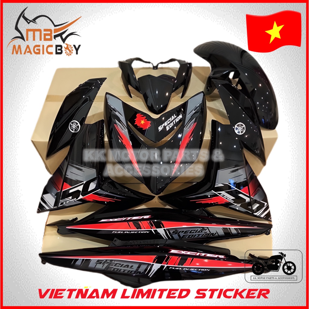 [100% ORIGINAL !!!] COVERSET MAGIC BOY Y15ZR V2 SPECIAL EDITION BLACK ...