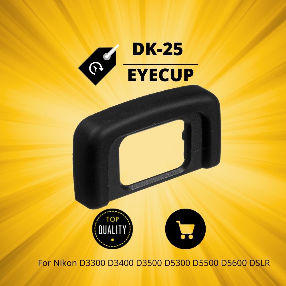 DK-25 DK25 Eyecup For Nikon D3300 D3400 D3500 D5300 D5500 D5600 DSLR ...