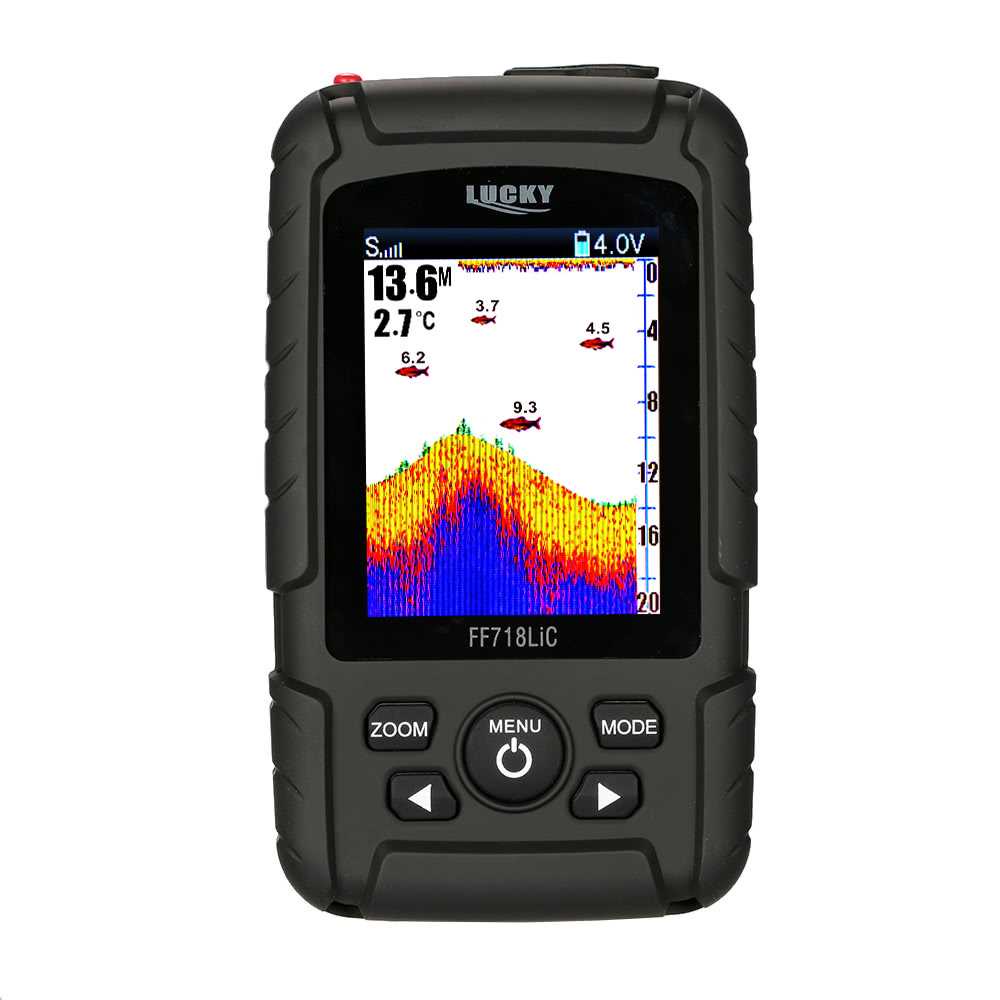 LUCKY Wireless Portable Fish Finder 45M/145 Feet Depth Waterproof Sonar ...