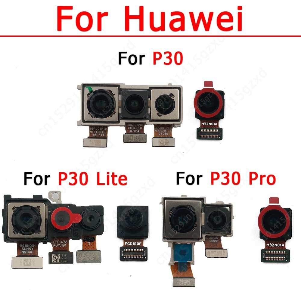 Original Rear Front Camera For Huawei P30 Pro Lite Selfie Back Backside Facing Flex Frontal ...