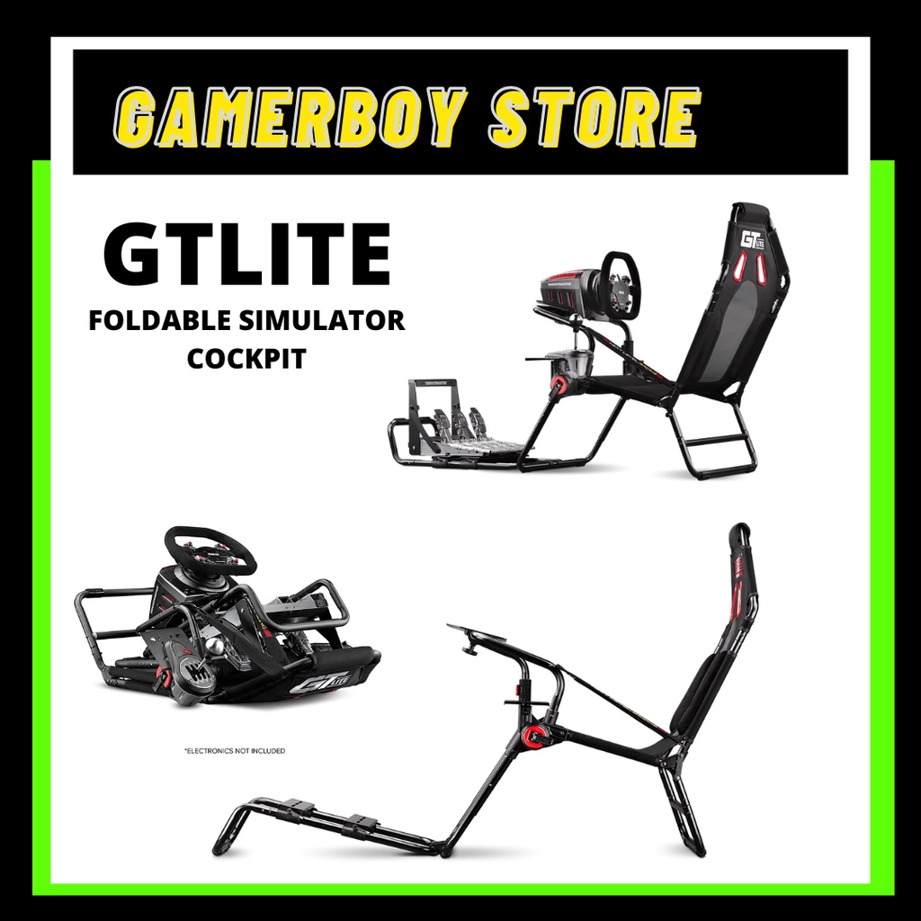 NEXT LEVEL RACING - GT LITE FOLDABLE SIMULATOR COCKPIT FOR RACING ...