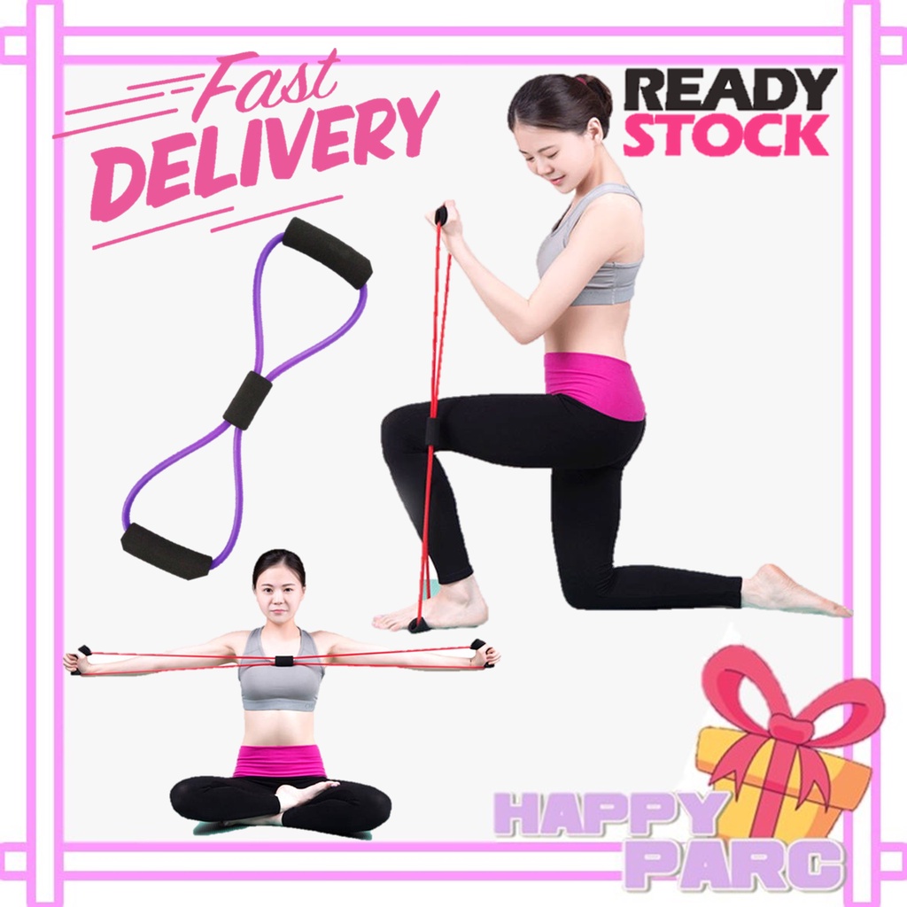 (READY STOCK)TALI SENAMAN YOGA PULLING ROPE ELASTIC PULL MUSCLE ...