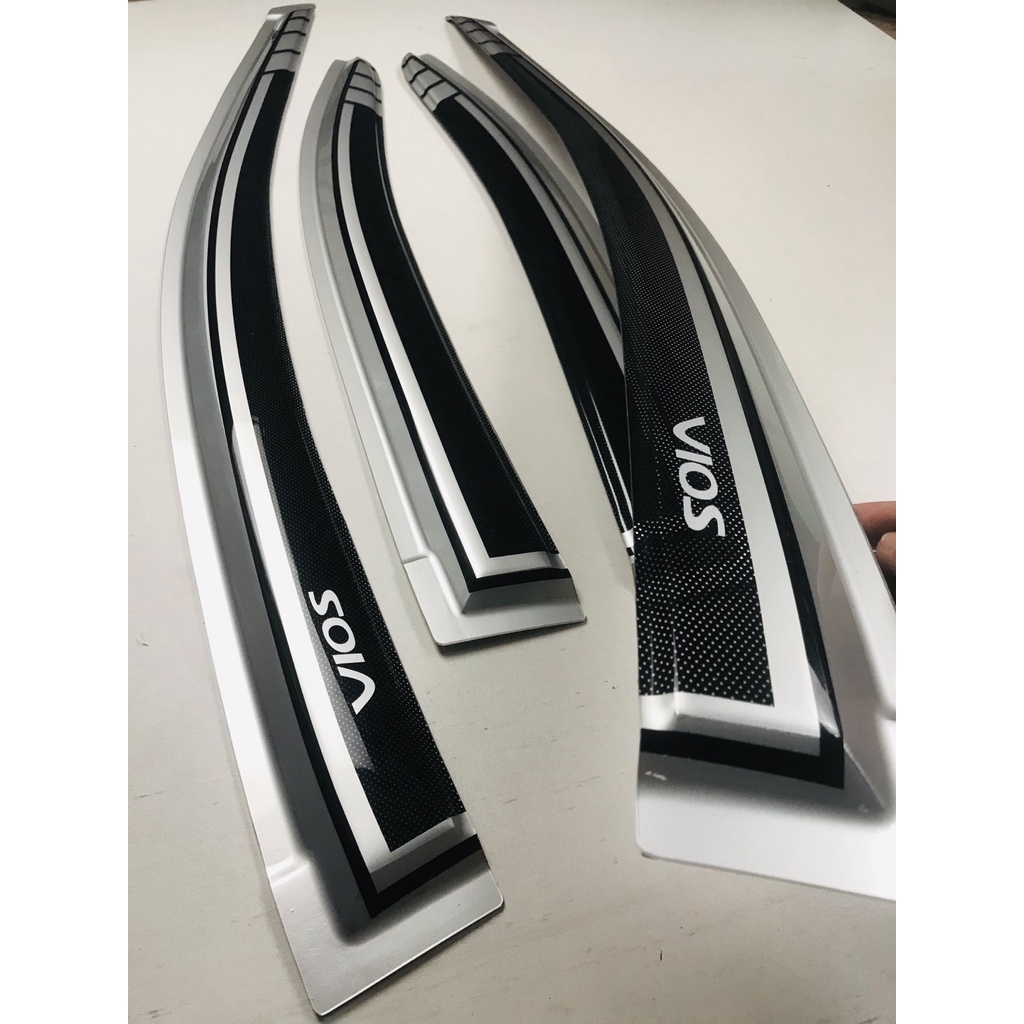 Toyota Vios Gen 3 2013 2014 2015 2016 2017 2018 Rain Visor - Window ...