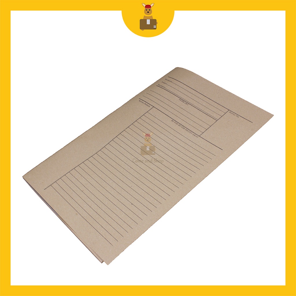 Brown Minute Paper File Fail Lipat (50pcs &100pcs | 150gsm) | Shopee ...