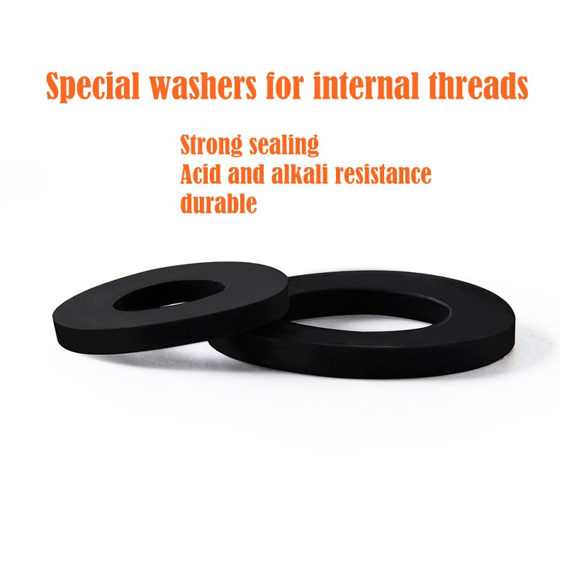 5Pcs Silicone Rubber Soft Gasket Washer Seal O Ring 20-63mm For Thread ...