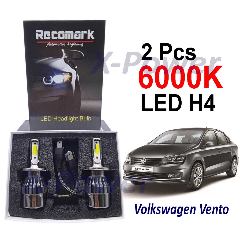 Volkswagen Vento H4 Car LED Headlamp LED Headlight Bulb 2Pcs 4300K ...