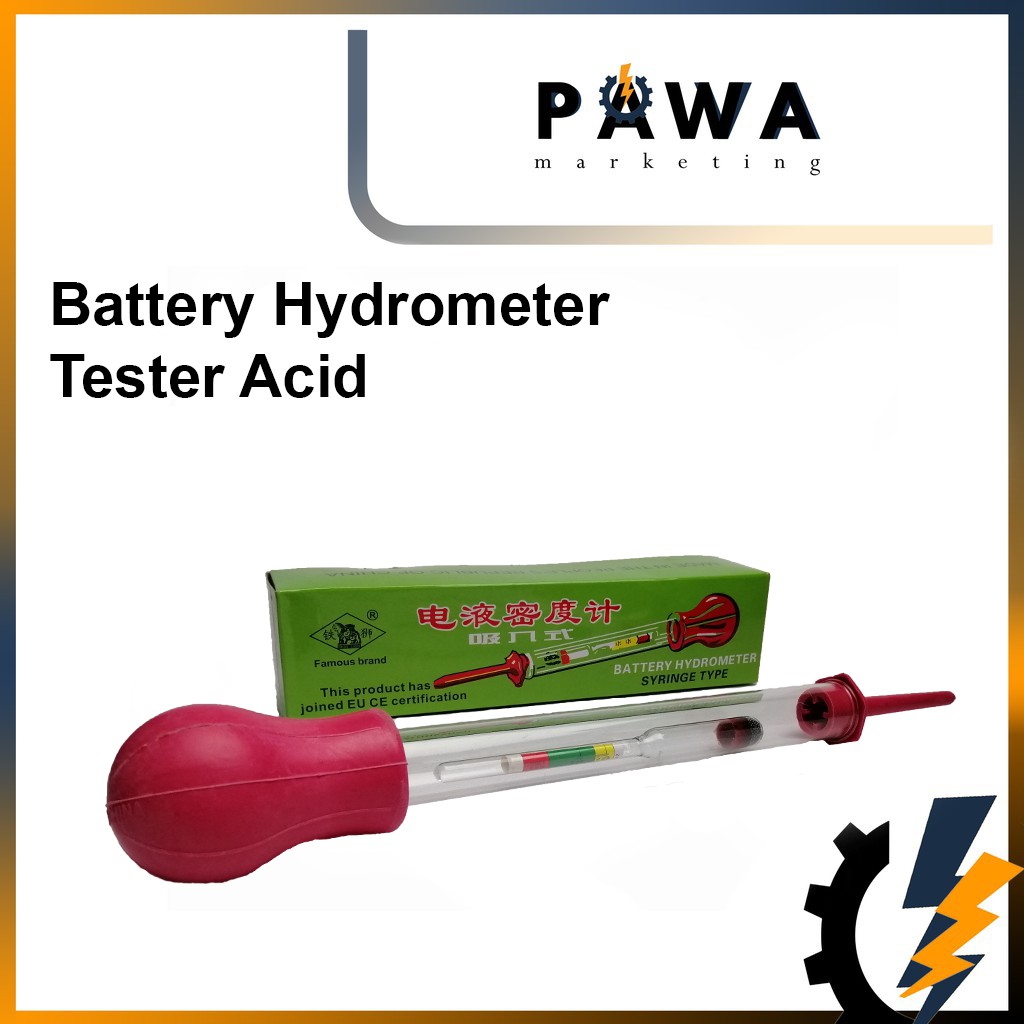 Battery Hydrometer Tester Acid Electrolyte Lead Flooded | Shopee Malaysia