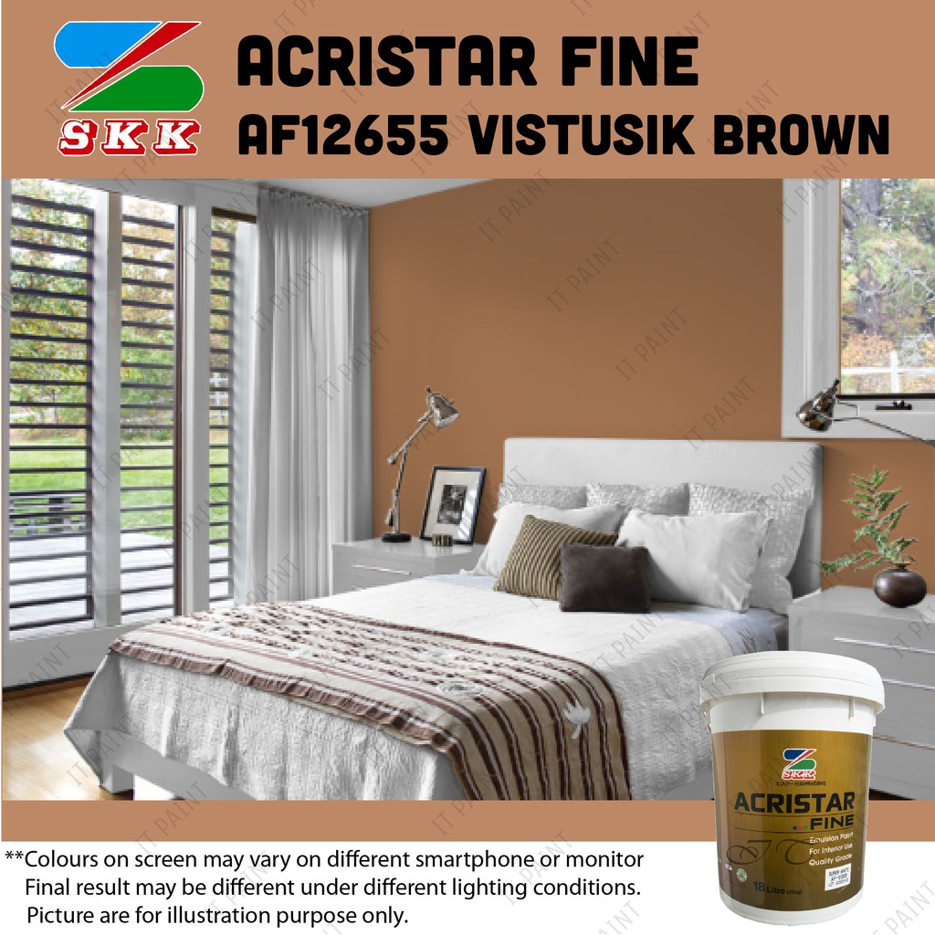 [18 Liter] SKK Acristar Fine Emulsion Paint for Interior Wall and ...