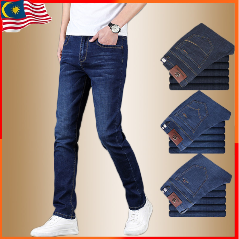 👍🔥Ready Stock👖New Men's Jeans Denim Long Pants Jeans For Young Man ...