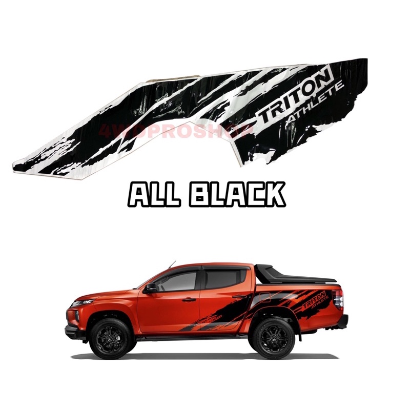 MITSUBISHI TRITON ATHLETE BODY STICKER | Shopee Malaysia