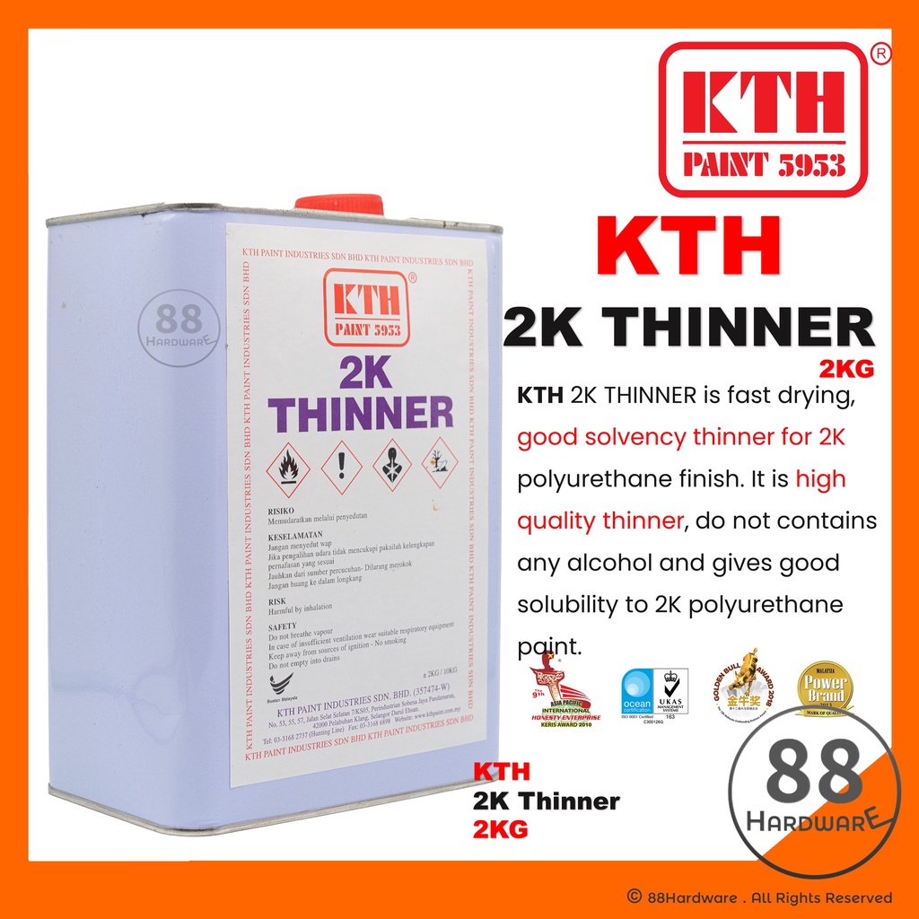Kth 2k thinner ( cat kereta / cat kereta 2k / cat kereta 2k bancuh ...