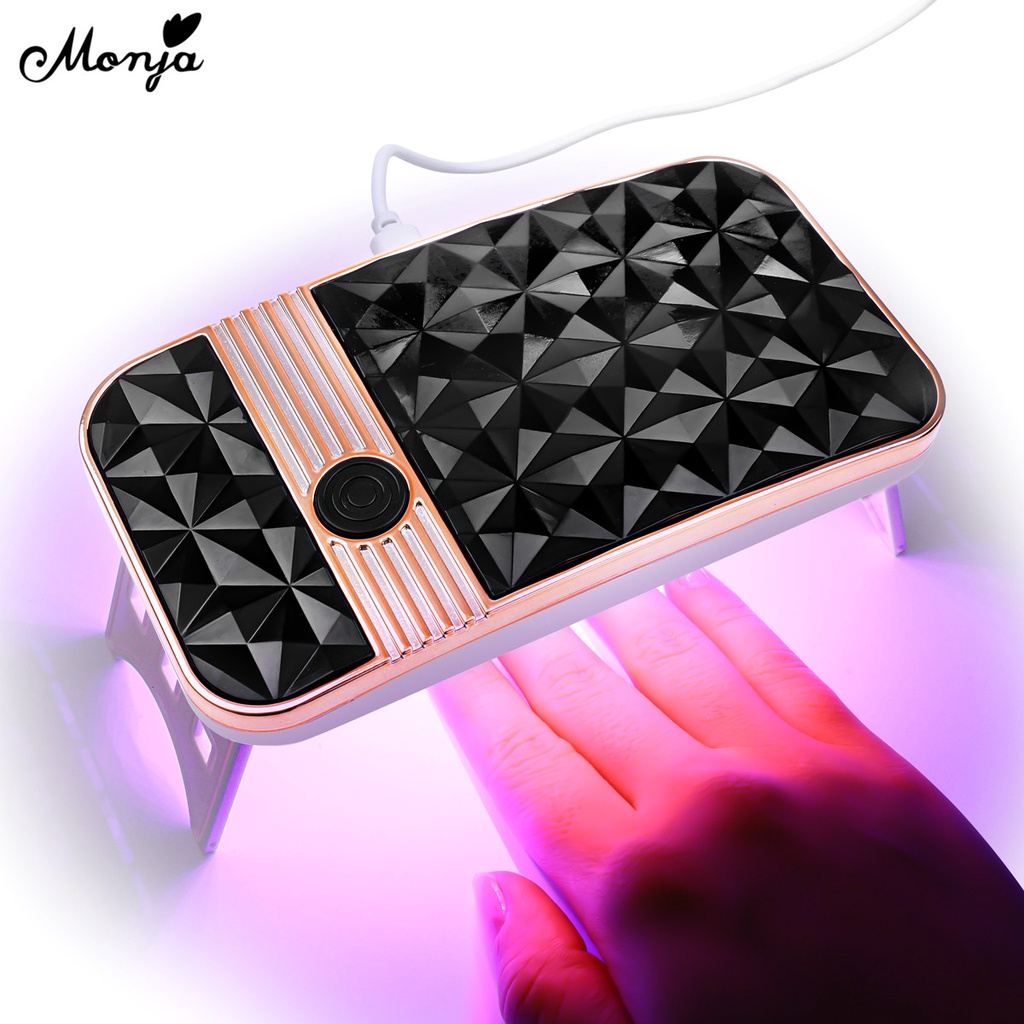 Monja 54W Portable Mini LED Nail Dryer Nails Gel Fast Curing UV Nail ...