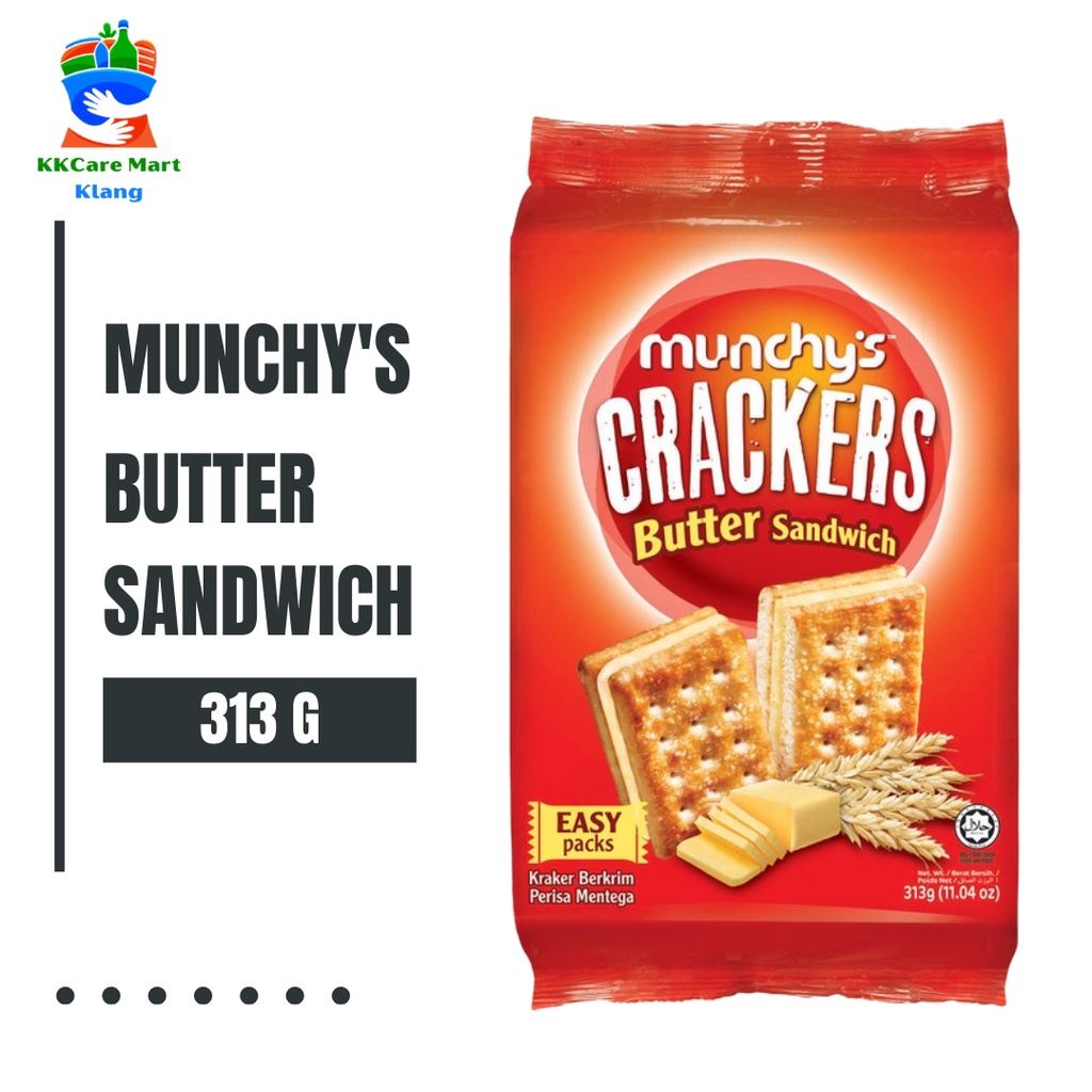 Munchy's Crackers Sandwich - Butter Flavoured Cream (313g) | Shopee Malaysia
