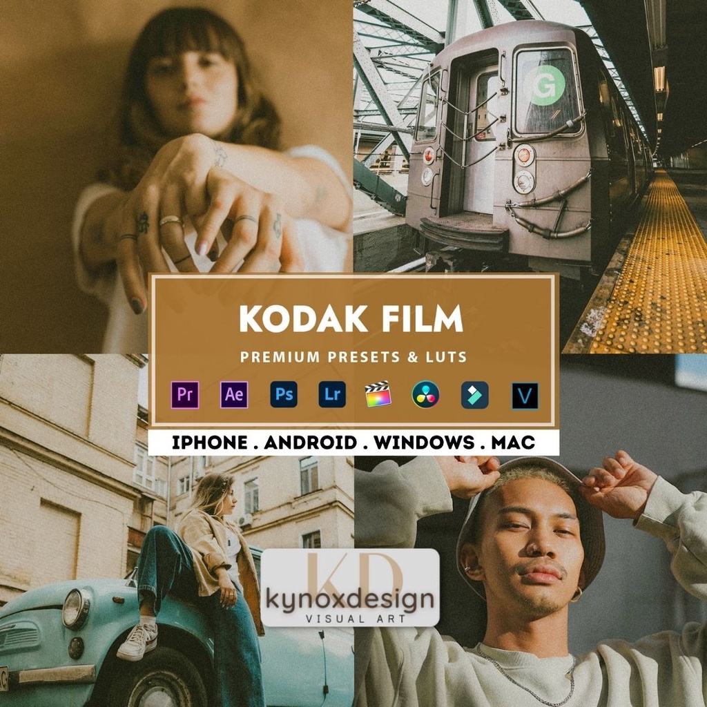 [Premium Lightroom Preset or LUTs] 𝐊𝐨𝐝𝐚𝐤 𝐅𝐢𝐥𝐦 for LR/LR(mobile)/PR/AE/PS/FCPX/DaVinci Resolve ...