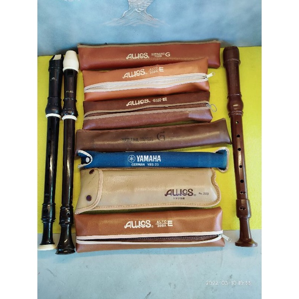 Flute Yamaha and Zen-on Aulos Recorder Flutes JAPAN | Shopee Malaysia