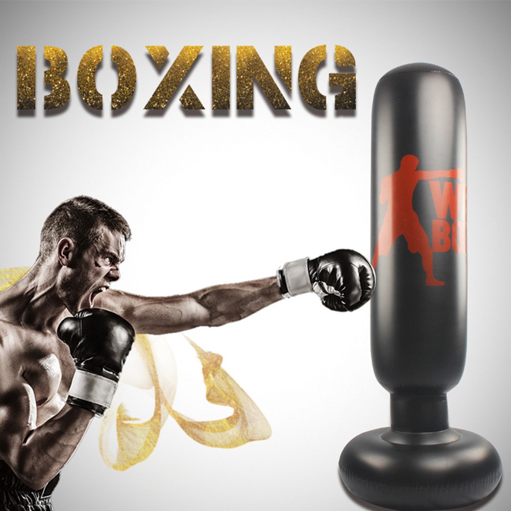 Foldable Boxing Bag PVC Flexible Inflatable Tumbler Increase Agility ...