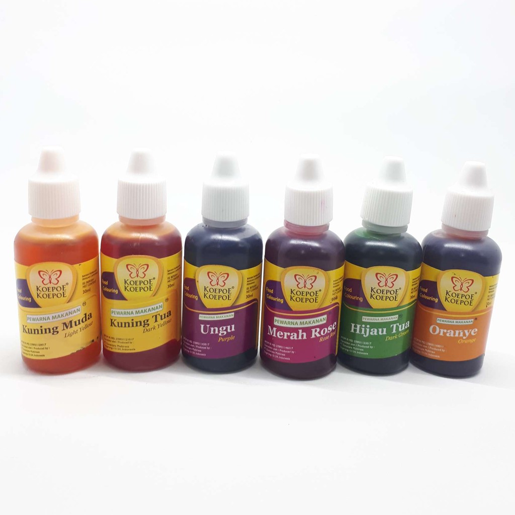 MERAH Koepoe DARK RED FOOD COLORING 30ML | Shopee Malaysia