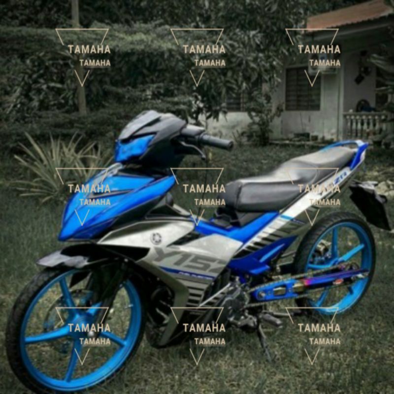 YAMAHA Y15 Y15zr V1 V2 velozi 1st first model ori design batman Merah ...