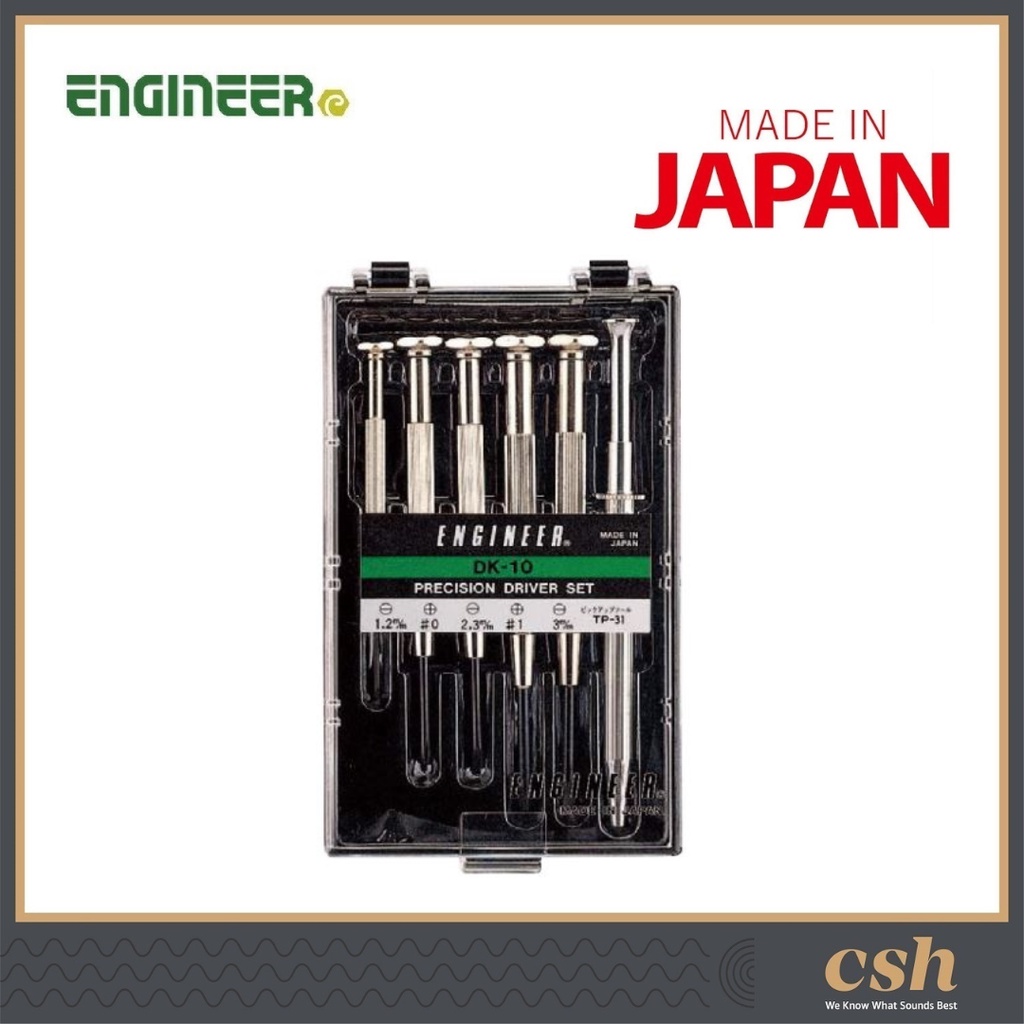 ENGINEER DK-10 Precision Driver Set (Made In Japan) | Shopee Malaysia