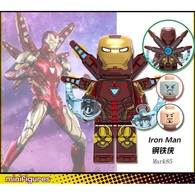 Iron Man Minifigure (Lego Compatible) | Shopee Malaysia