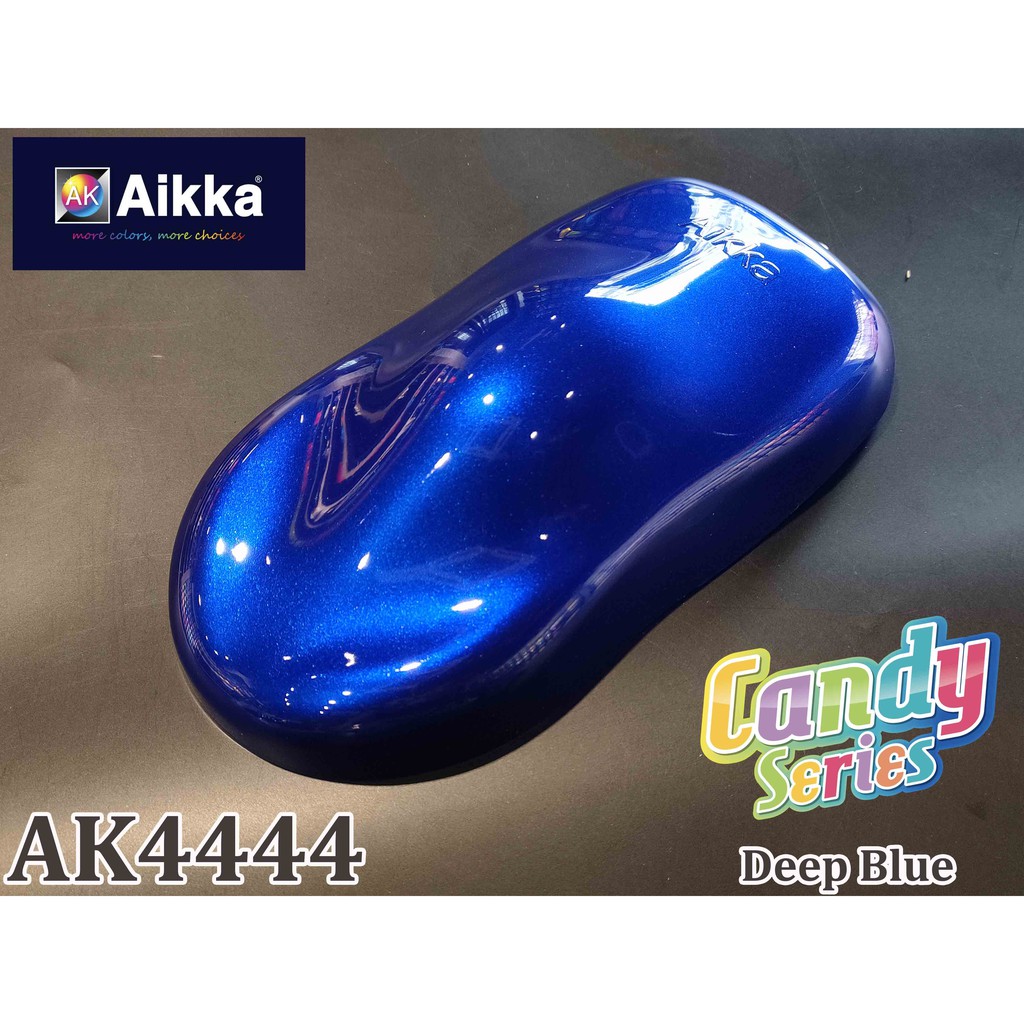 AIKKA CANDY AK4444 DEEP BLUE CANDY / AUTOMOTIVE 2K CAR PAINT | Shopee ...