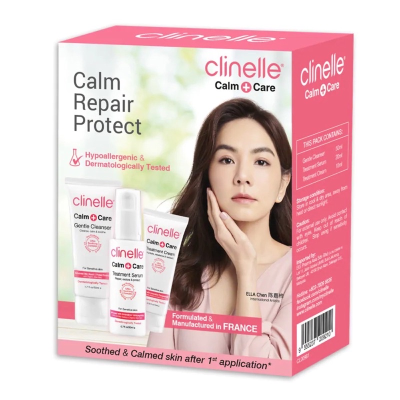 Clinelle Calm+Care Calm Repair Protect Set | Shopee Malaysia