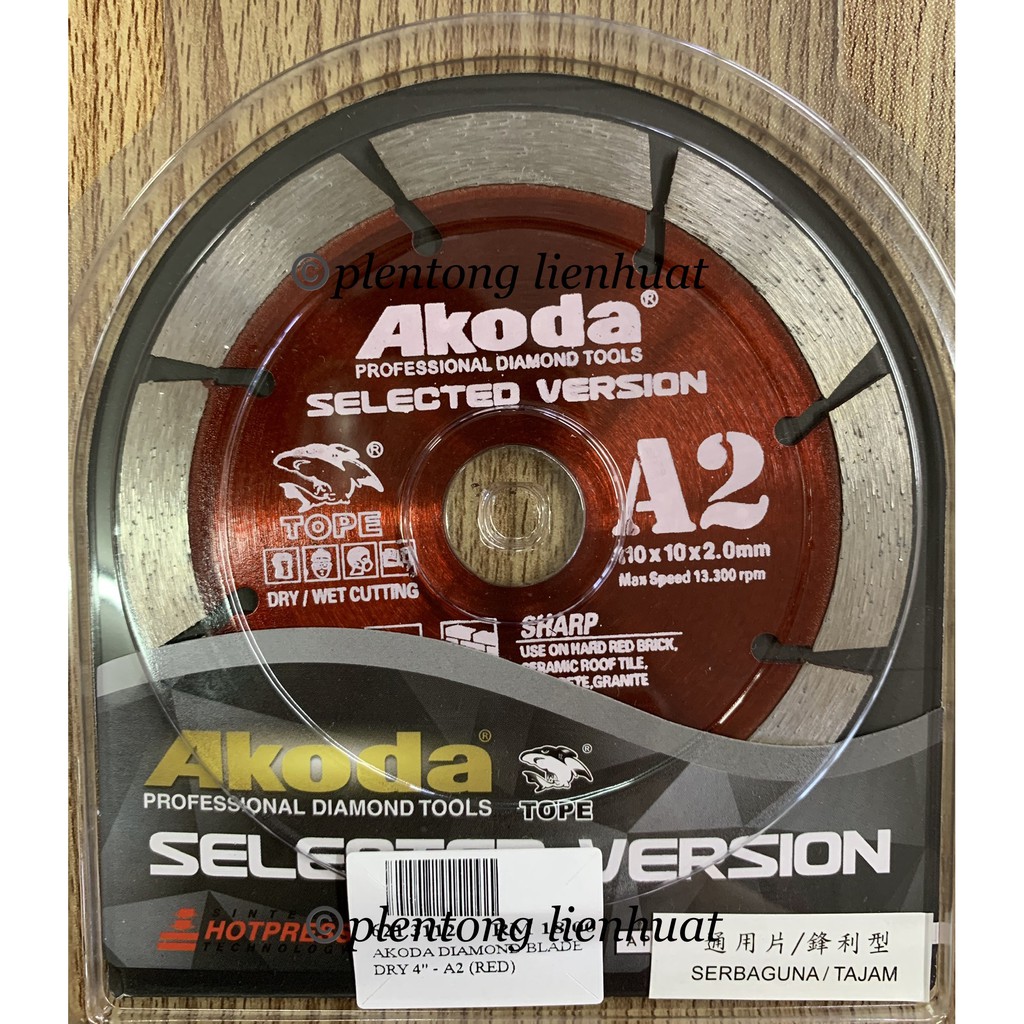 [AKODA] PROFESSIONAL DIAMON TOOLS 4" Diamond Blade Cutter | Shopee Malaysia