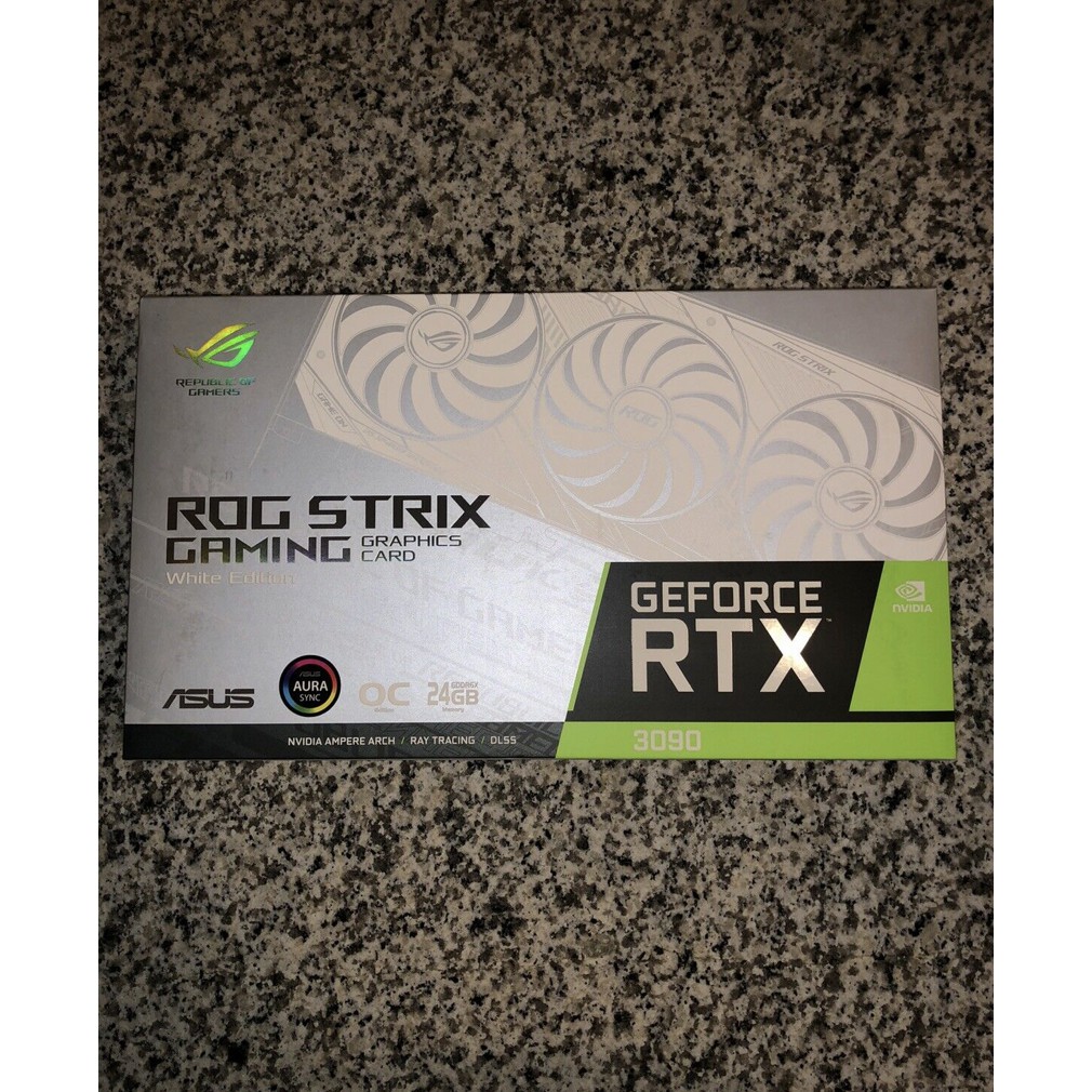 ASUS ROG Strix NVIDIA RTX 3090 24GB Video Card GPU Graphics - White ...