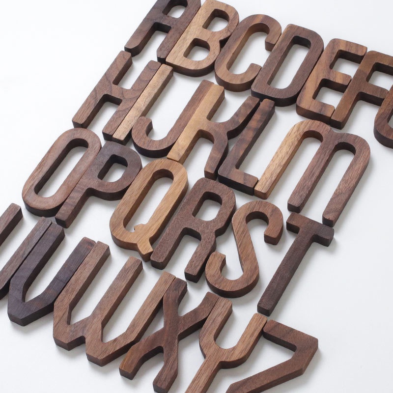 Solid Wood Letter Combination Wall Decoration DIY Letters Home ...