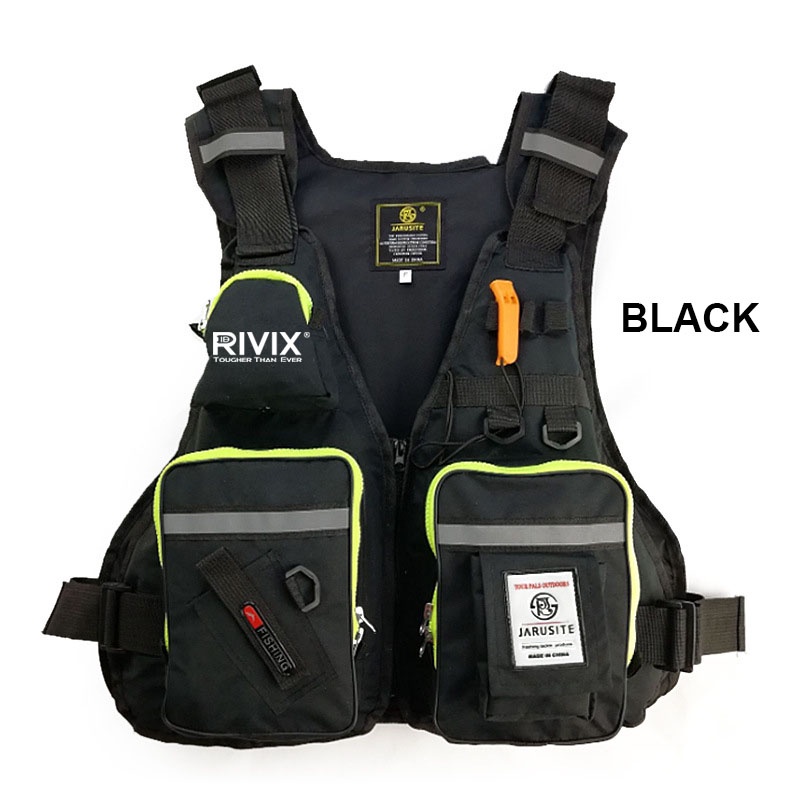 ReadyStock Outdoor Foam Life Jacket Reflector Pockets Whistle ...