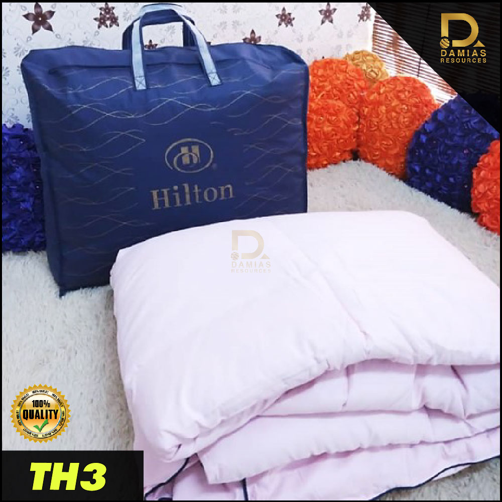 Toto Comforter Hilton Premium Hotel Plain Ready Stock Malaysia Hotel ...