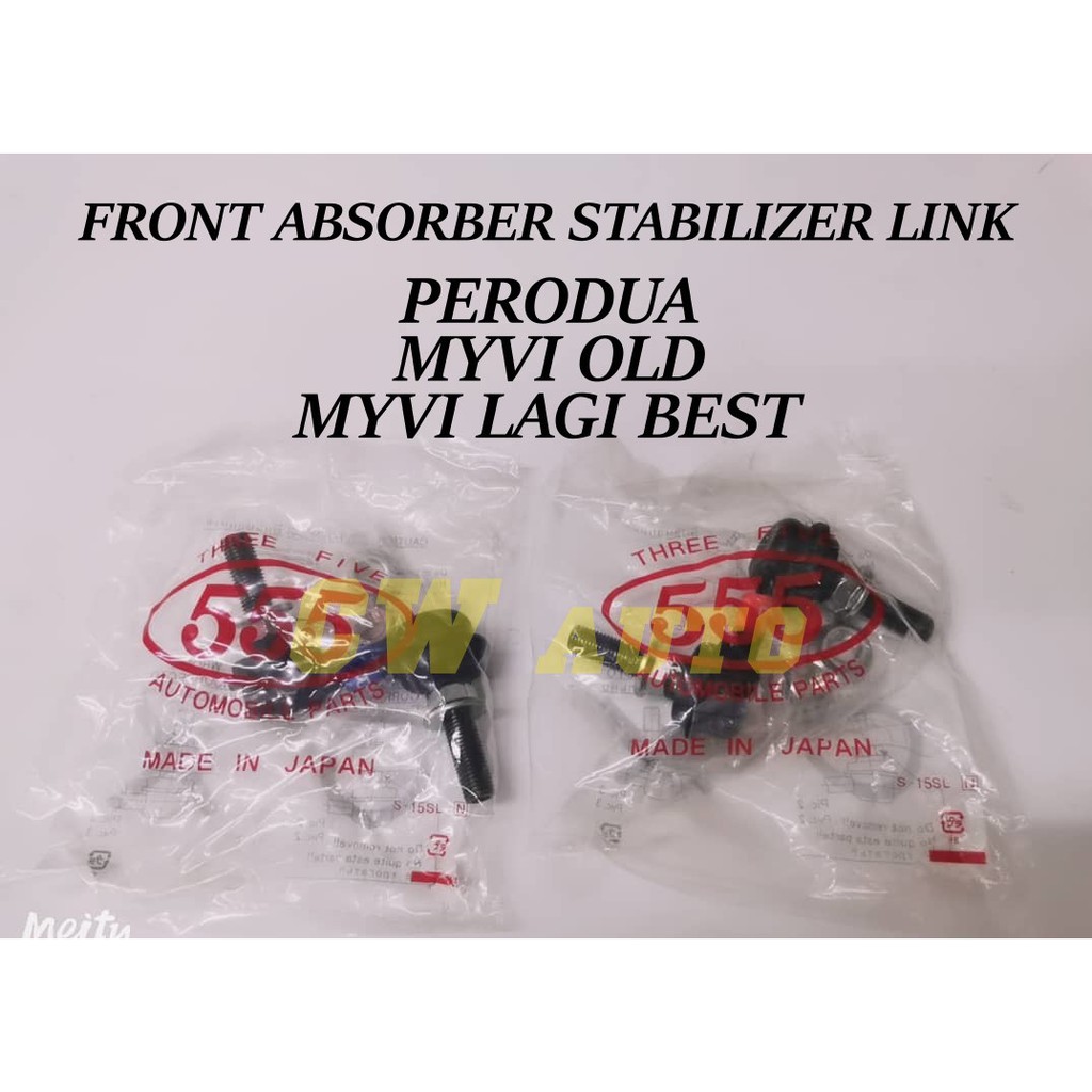 1 PAIR STABILIZER LINK/ABSORBER LINK FRONT PERODUA MYVI,MYVI LAGI BEST ...