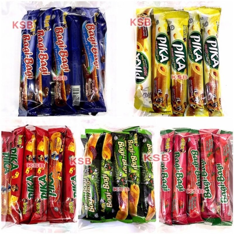 40pcs Bagi Bagi & Pika Pika Chocolate / Chicken / Cheese / BBQ | Shopee ...