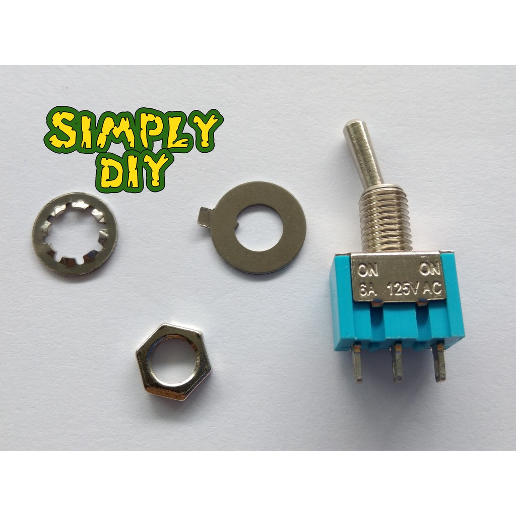 1pcs 125VAC 6A 2 Position Latching Toggle Switch | Shopee Malaysia