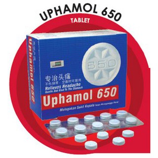 Uphamol 650 Tablet / Paracetamol 650mg - 10 Tablets X 1 (Headache ...